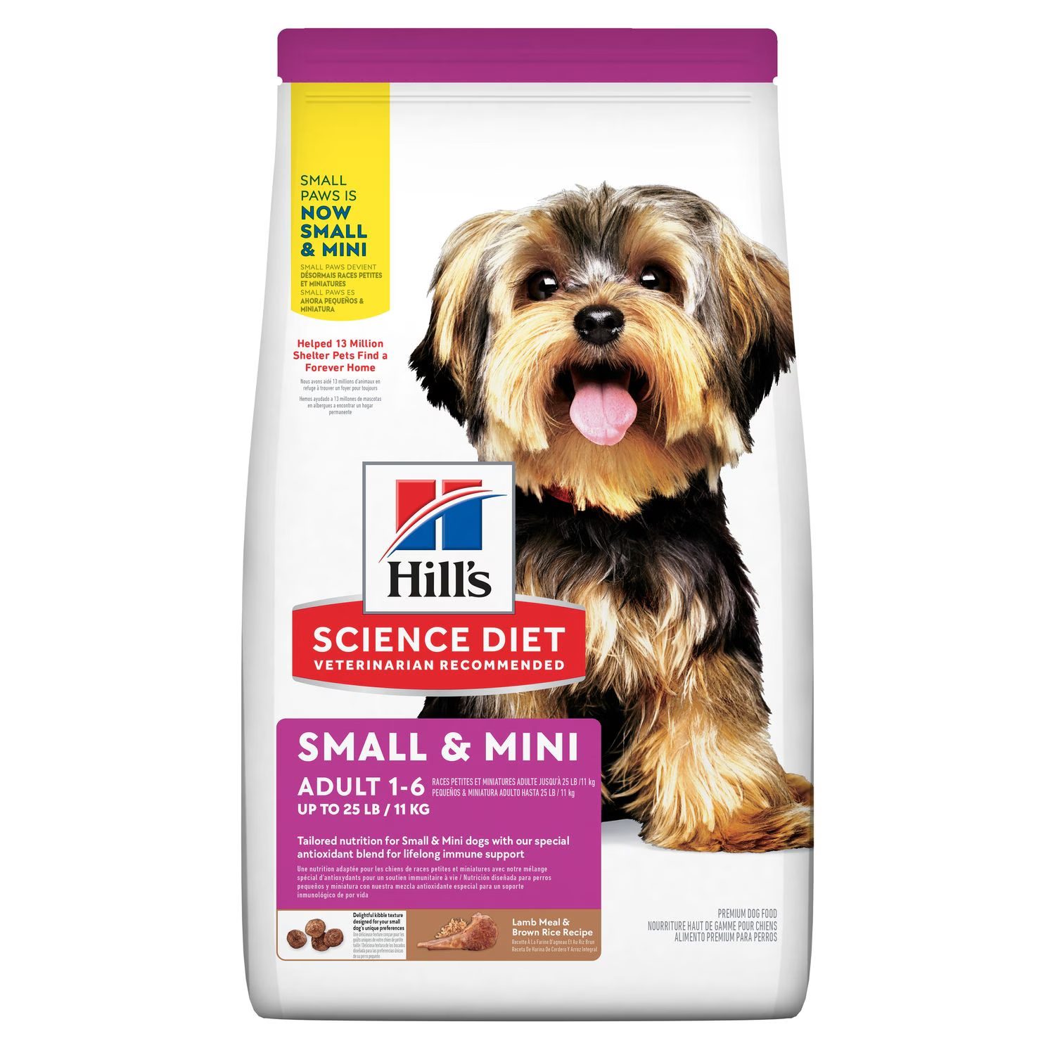 Concentrado para perro Hills Science Diet Adult Small Paws L&R para ...
